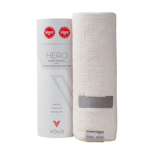 Volo Beauty Salt White Hero Hair Towel – Volo Beauty – bluemercury