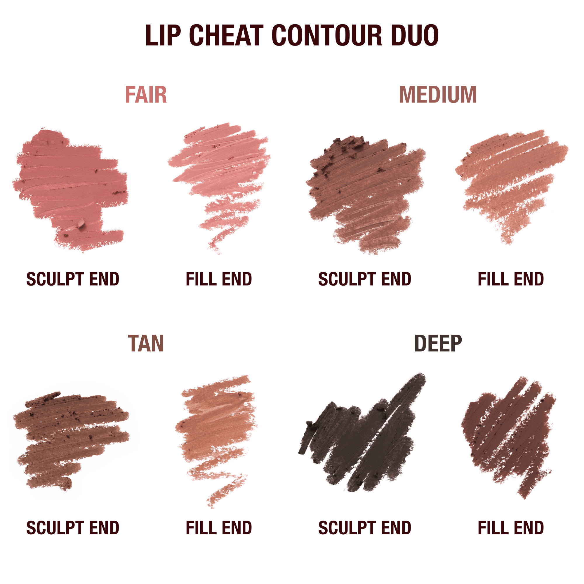 Charlotte Tilbury Super Nudes Lip Cheat Contour Duo Lip Liner ...